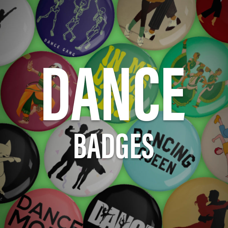Dance Pin-back Button Badges